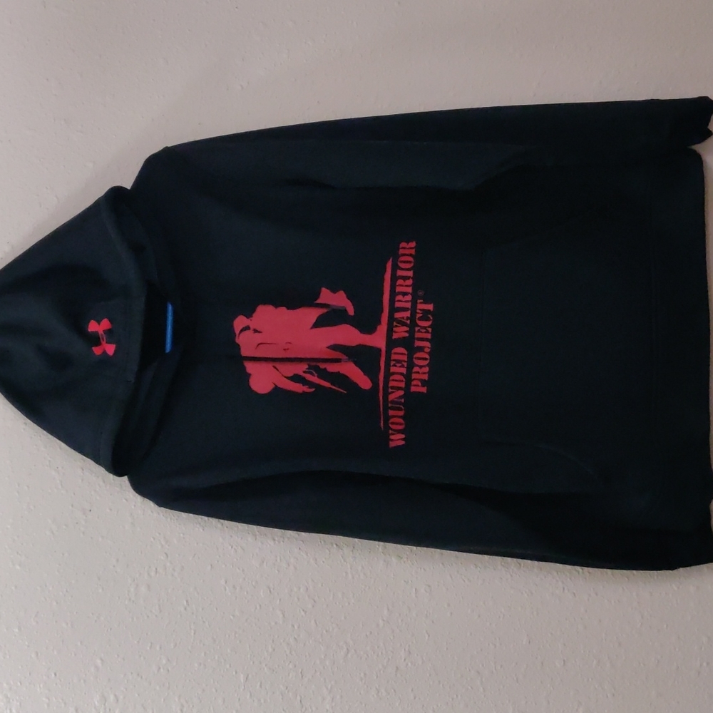 Under Armor Wounded Warrior Project Hoodie Size Medium - Gem